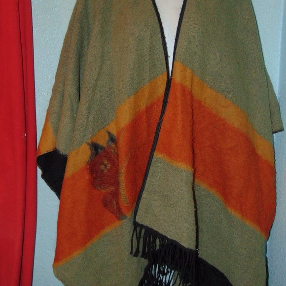 Made in France | Sweaters | Vintage Reversible Cape Made In France ...